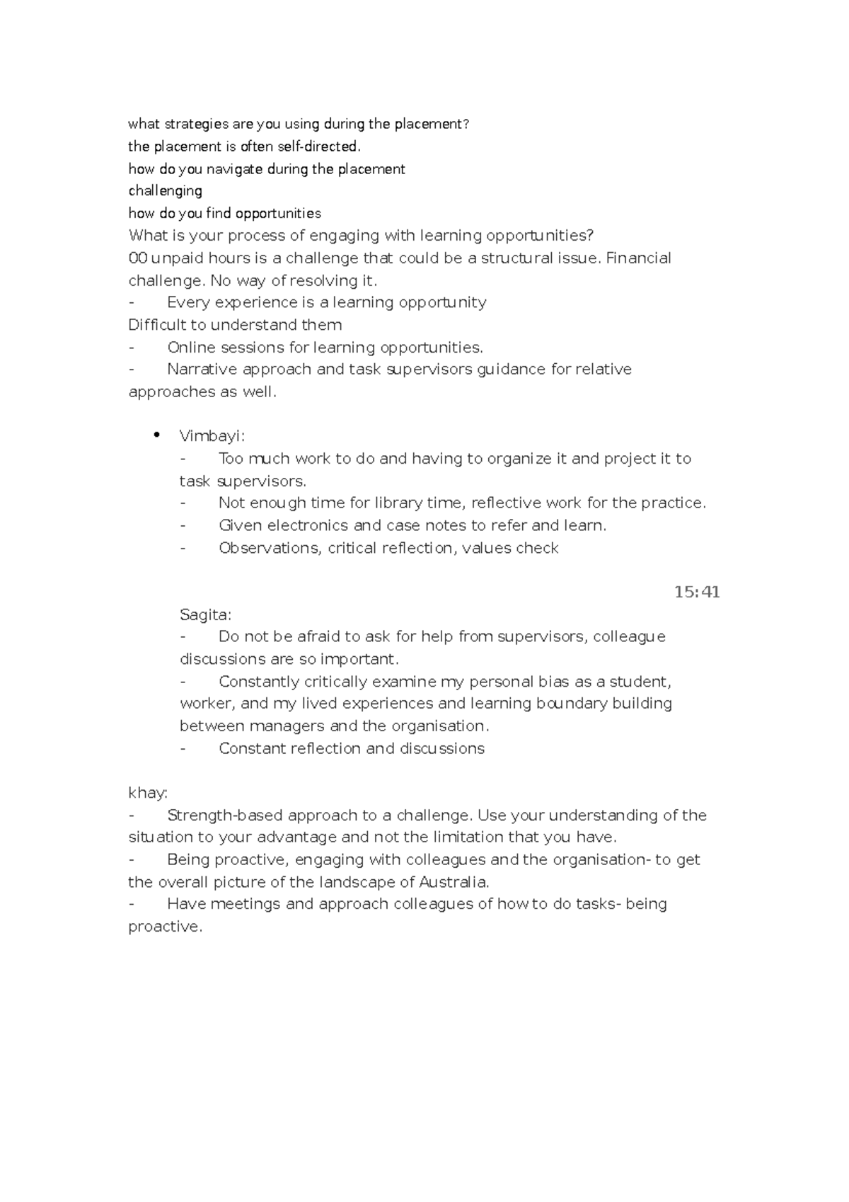 4503 - lecture about placement - what strategies are you using during ...