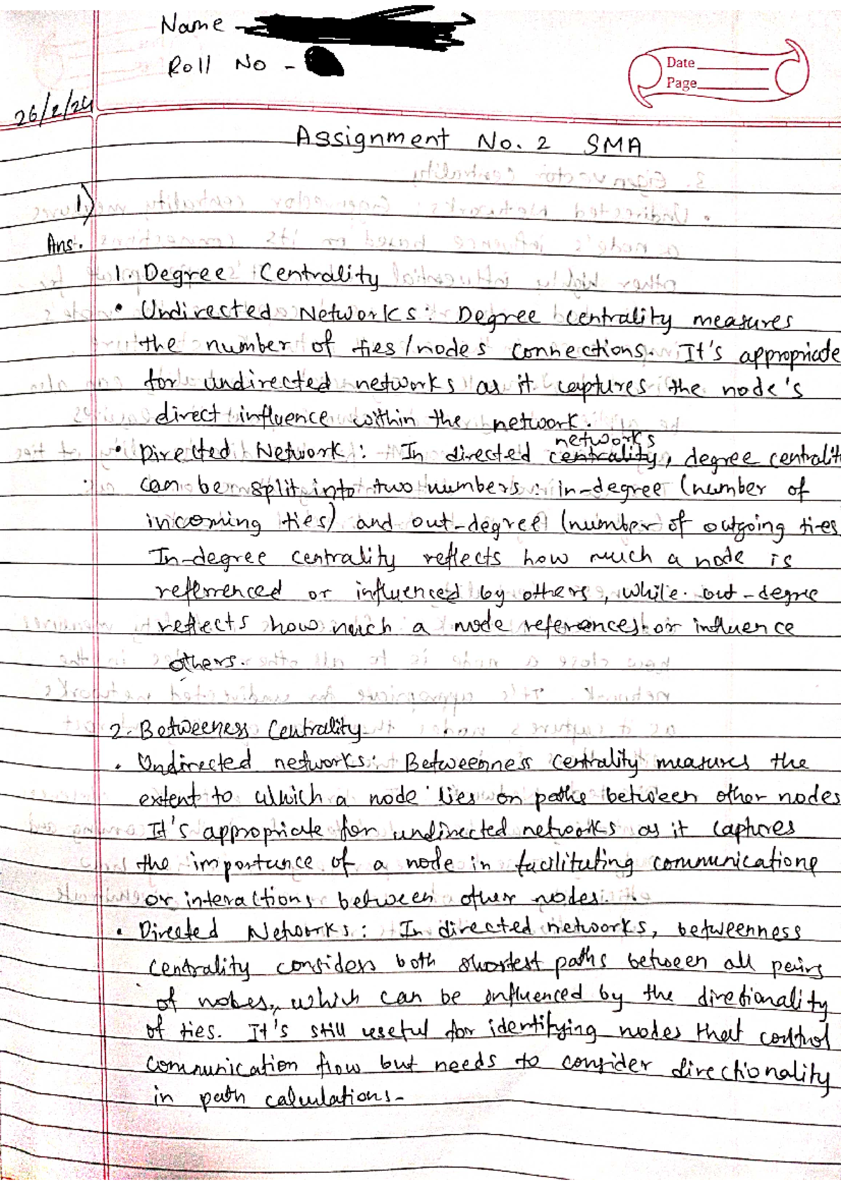 SMA_Assignment_01 - Social Media Analytics - Studocu