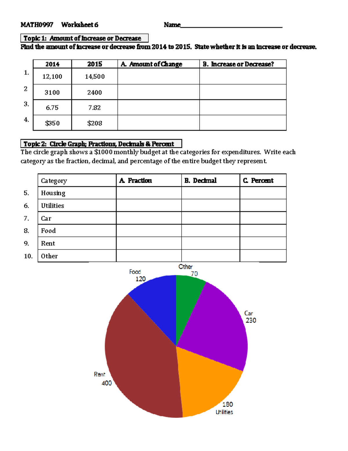 Math 0997 Homework 6 Support For Quantitative Reasoning Math0997