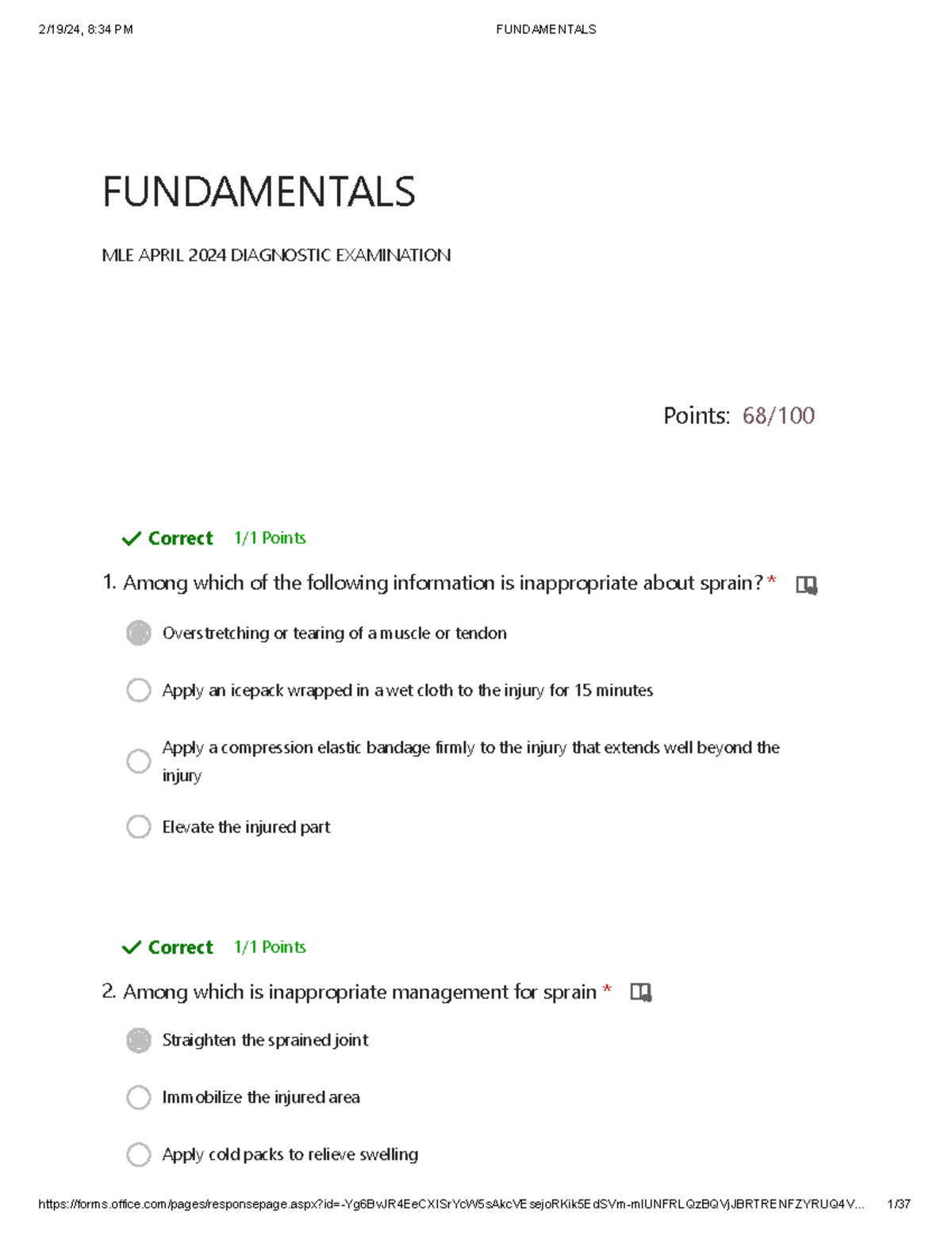 Fundamentals answers - - Studocu