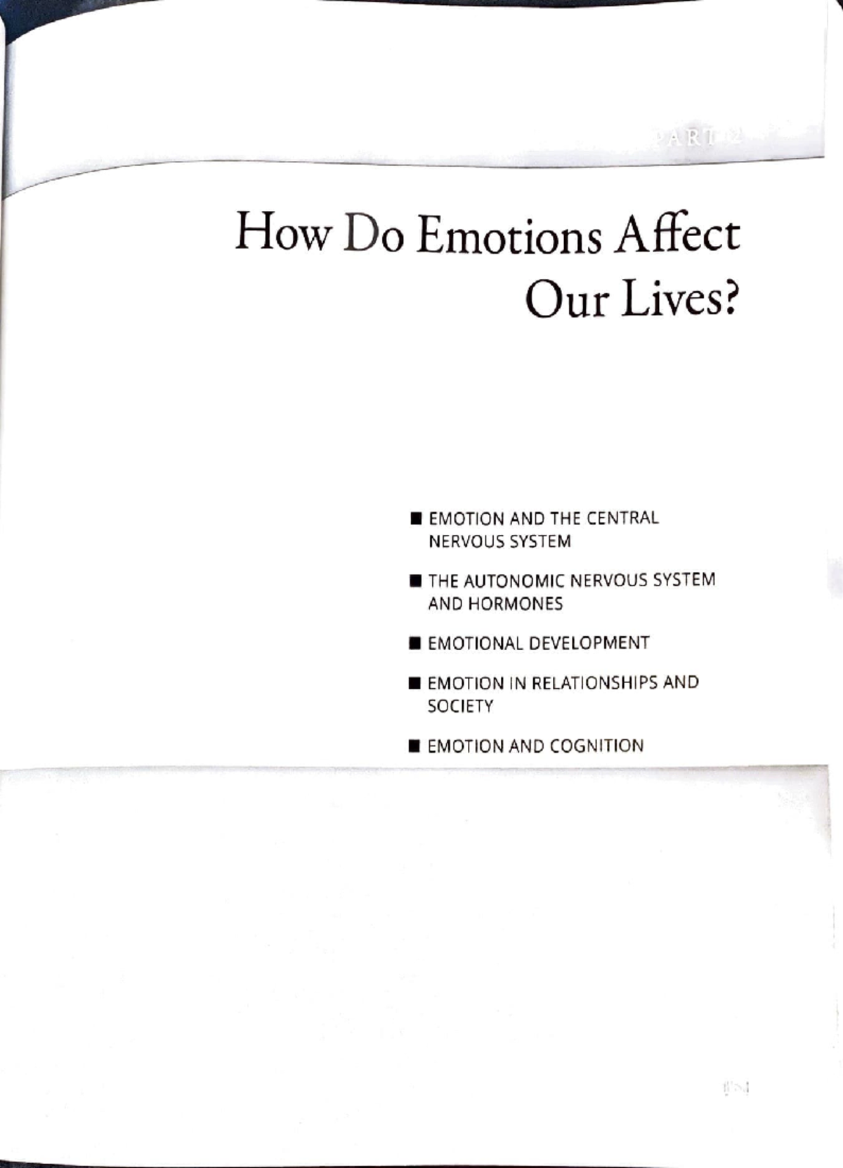Emotion chp 5(2nd part)- chp 9 - .. ####### How Do Emotions Affect ...