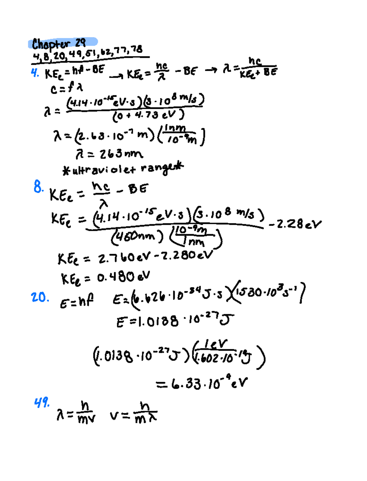 Ch. 29 Homework - Chapter 29 ÉIEE Be e IEEE c f X x 414. 12, 71 X 2 6 3 ...