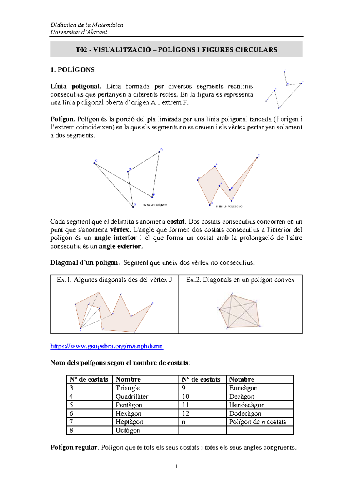 T02-VISU-Pol°gons i figures circulars- Teoria - Universitat d’Alacant T02 - VISUALITZACIÓ ...