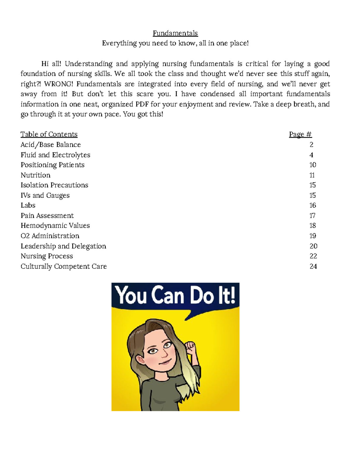 Fundamentals Of Nursing Notes Fundamentals Everything You Need To