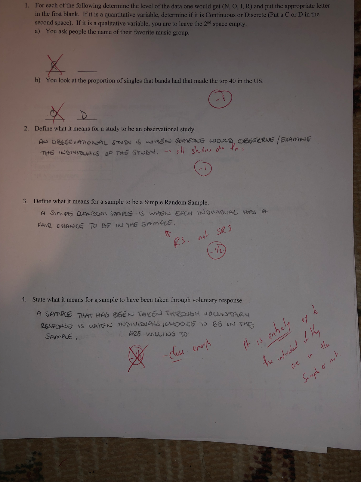 Statistics Quizzes - MAT 158 - Studocu