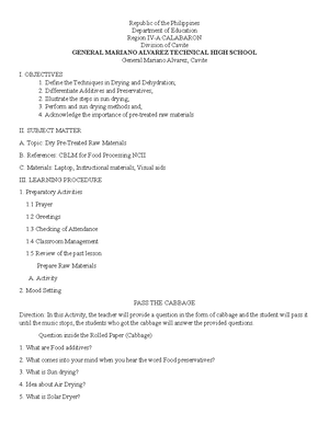 BPA-DEMO Lesson-Plan-in-Additives-and-Preservatives - Demonstration ...