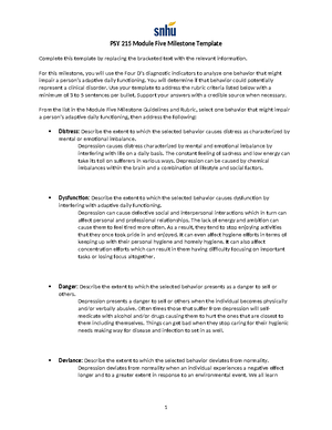Psy 315 module 2 short paper - Kelliann Waddell Smalley Southern New ...