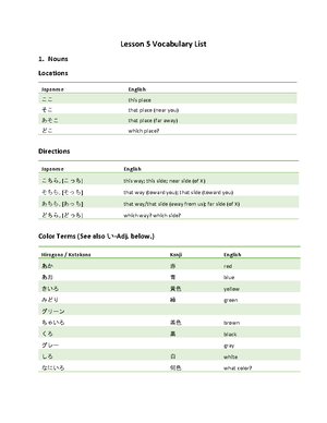 Chen GH5-1 - Japanese homework - JAPN 1001 - Studocu