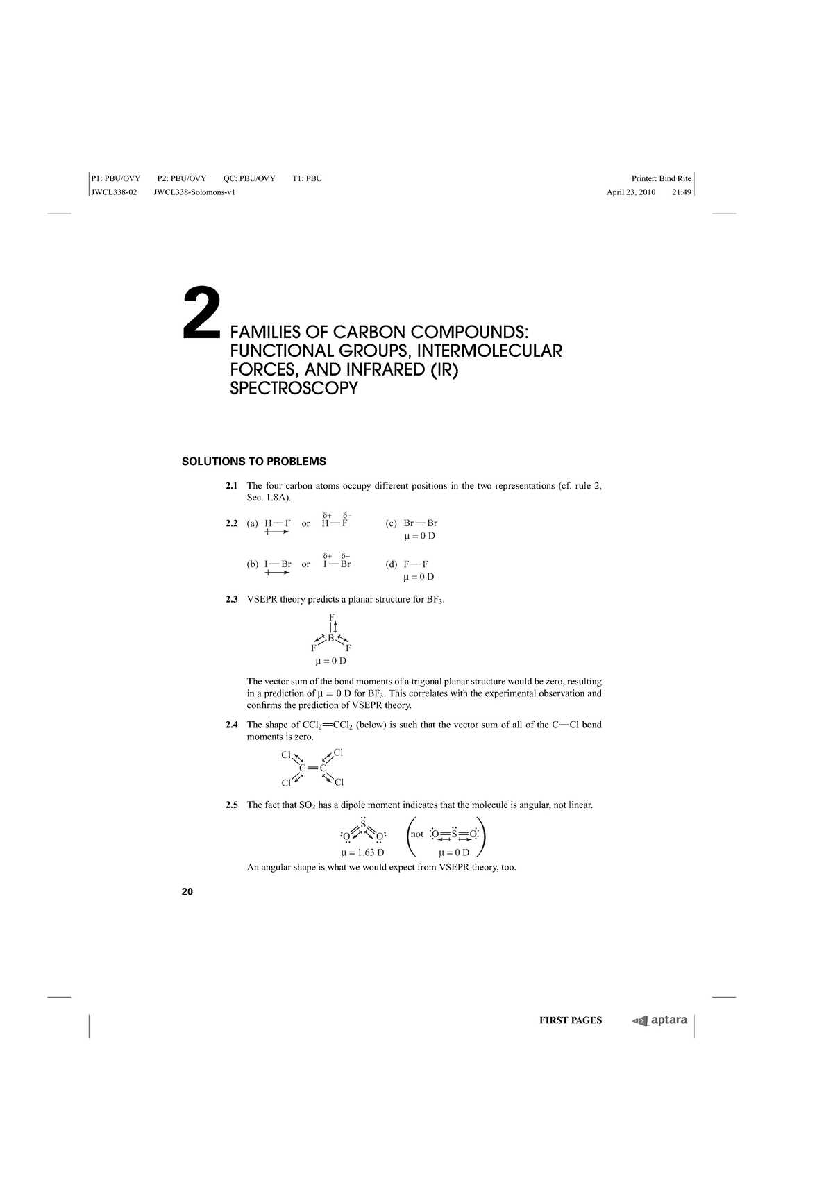 Ch02 - Ch2 solution - JWCL338-02 JWCL338-Solomons-v1 April 23, 2010 21: 2 FAMILIES OF CARBON ...