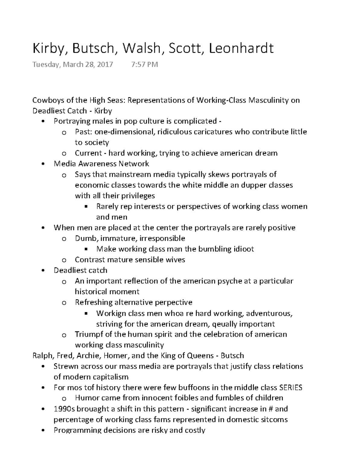 Kirby, Butsch, Walsh, Scott, Leonhardt - Warning: TT: undefined ...