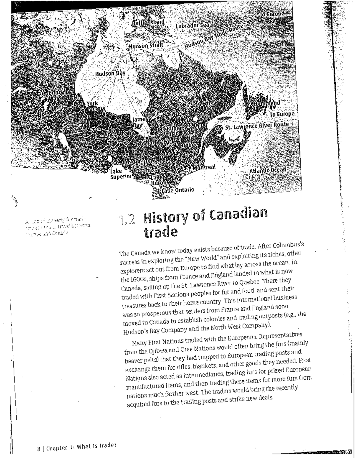 1.2 History of Canadian Trade - sosc1000 - Studocu