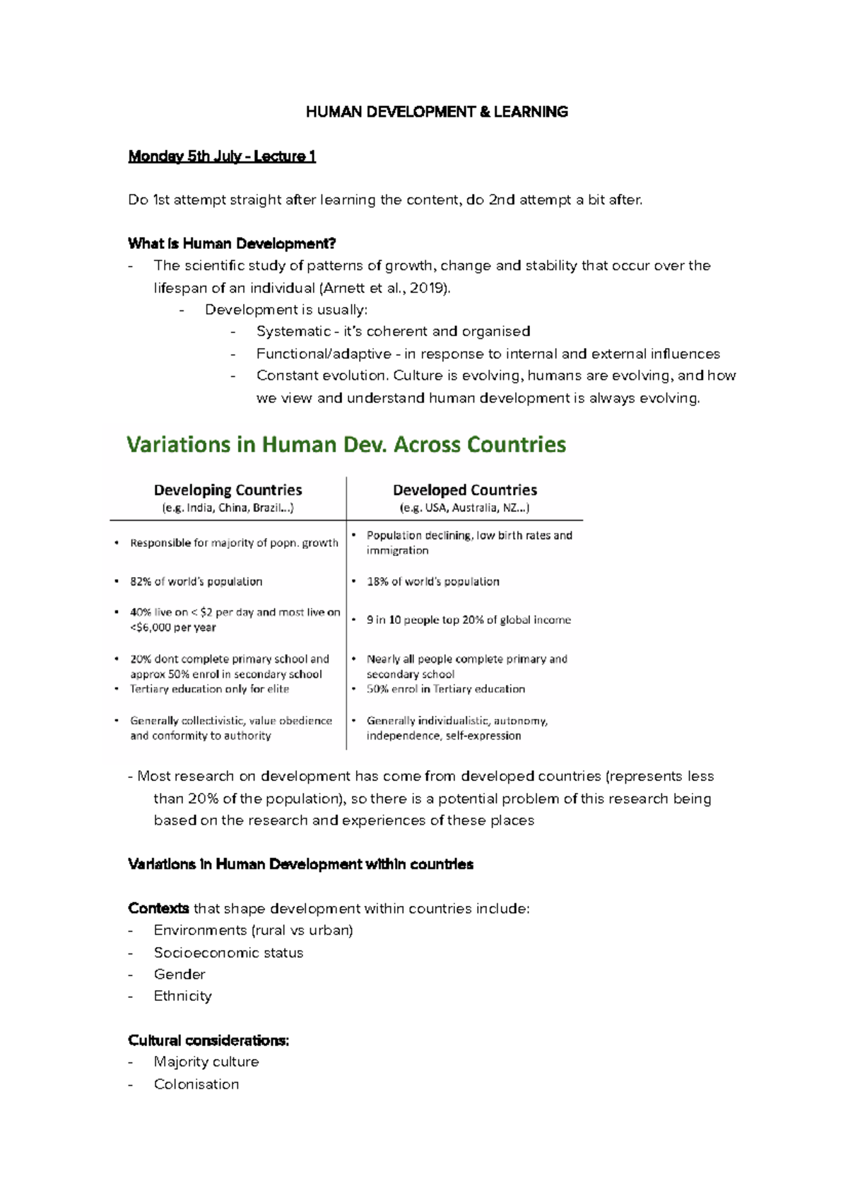 EDUC141 - Human Development & Learning - HUMAN DEVELOPMENT & LEARNING ...