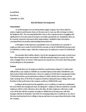 BUS 225 Project One Template - BUS 225 Milestone One Template Executive ...