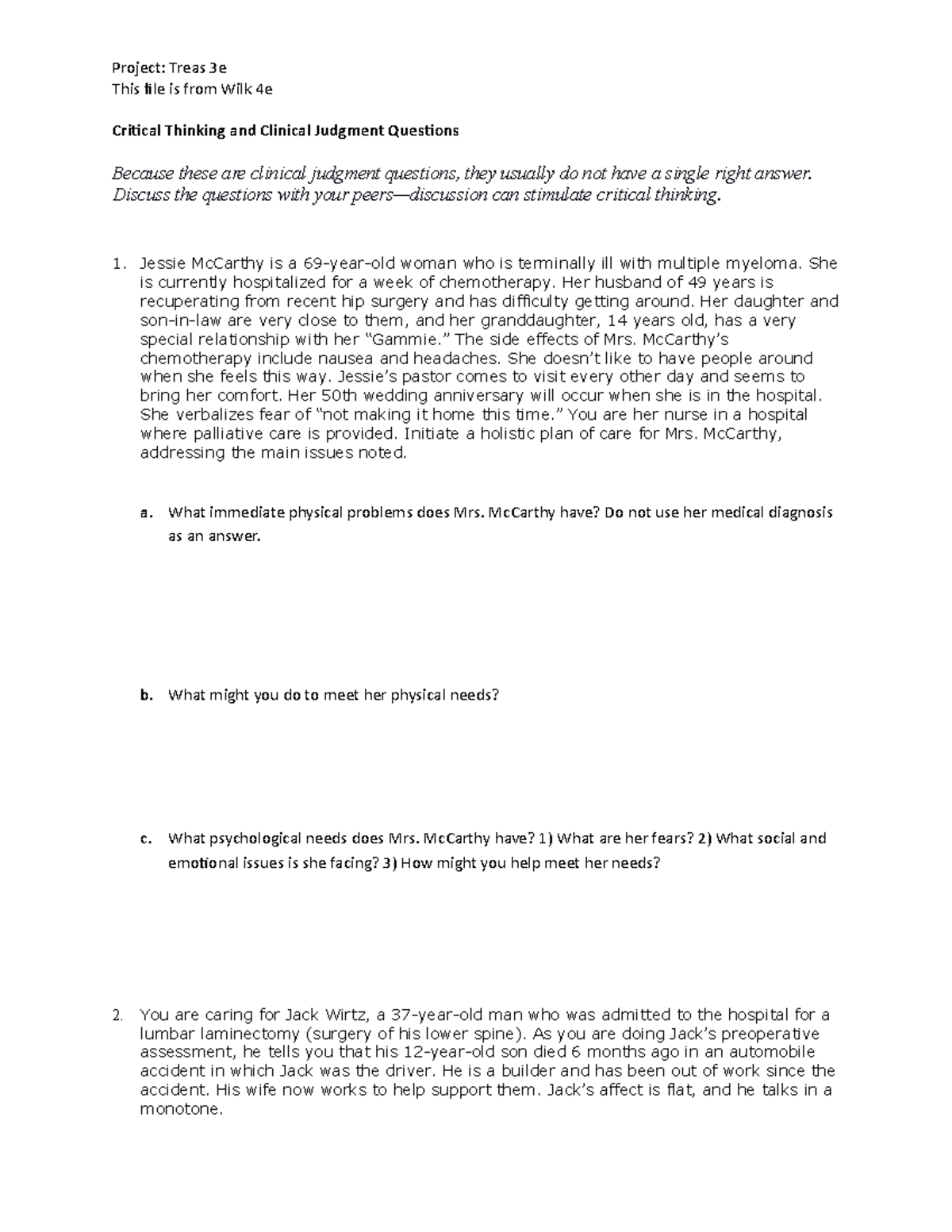 Ch13 student worksheet critical thinkin - This file is from Wilk 4e ...