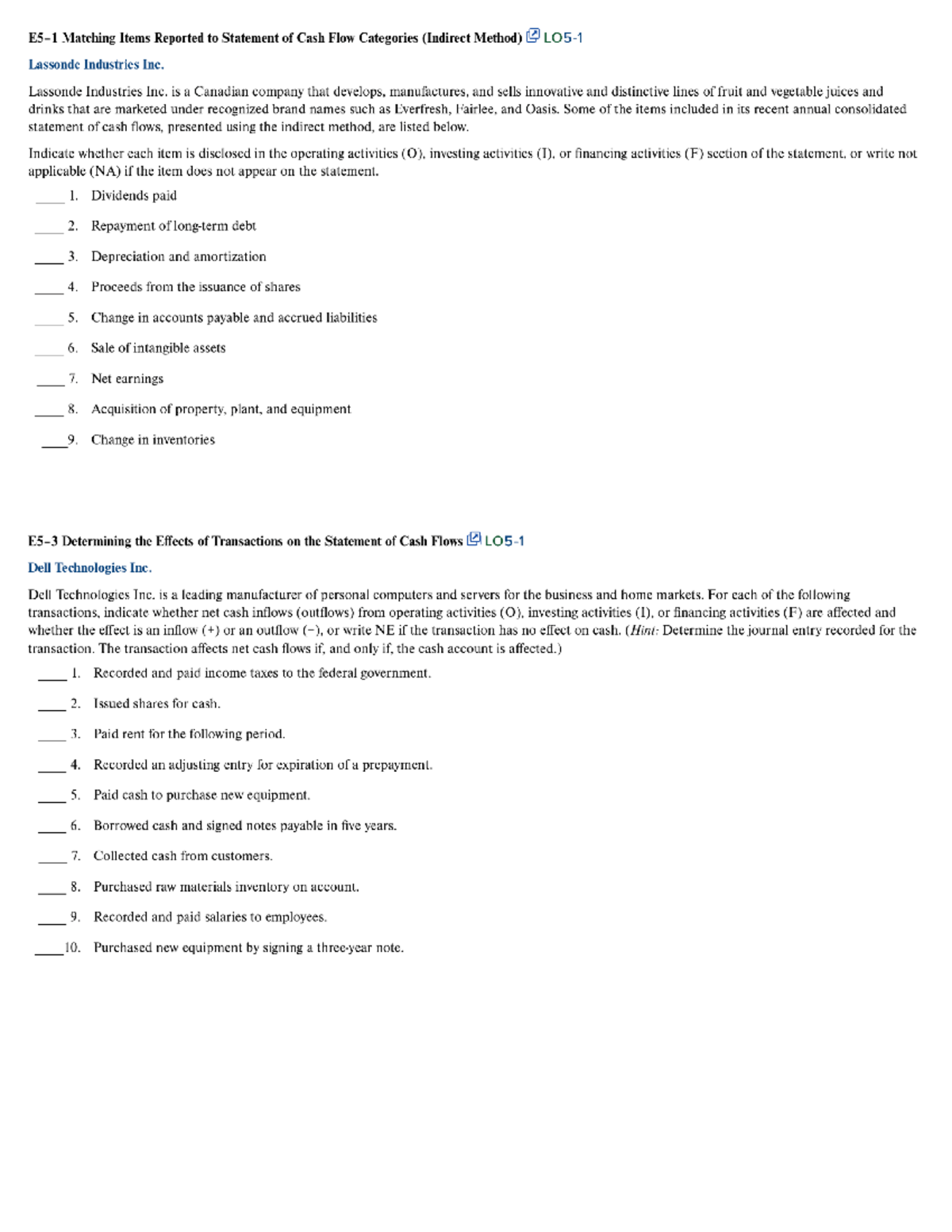 AFA 100 Chapter 5 Practice Questions - AFA 100 - Studocu