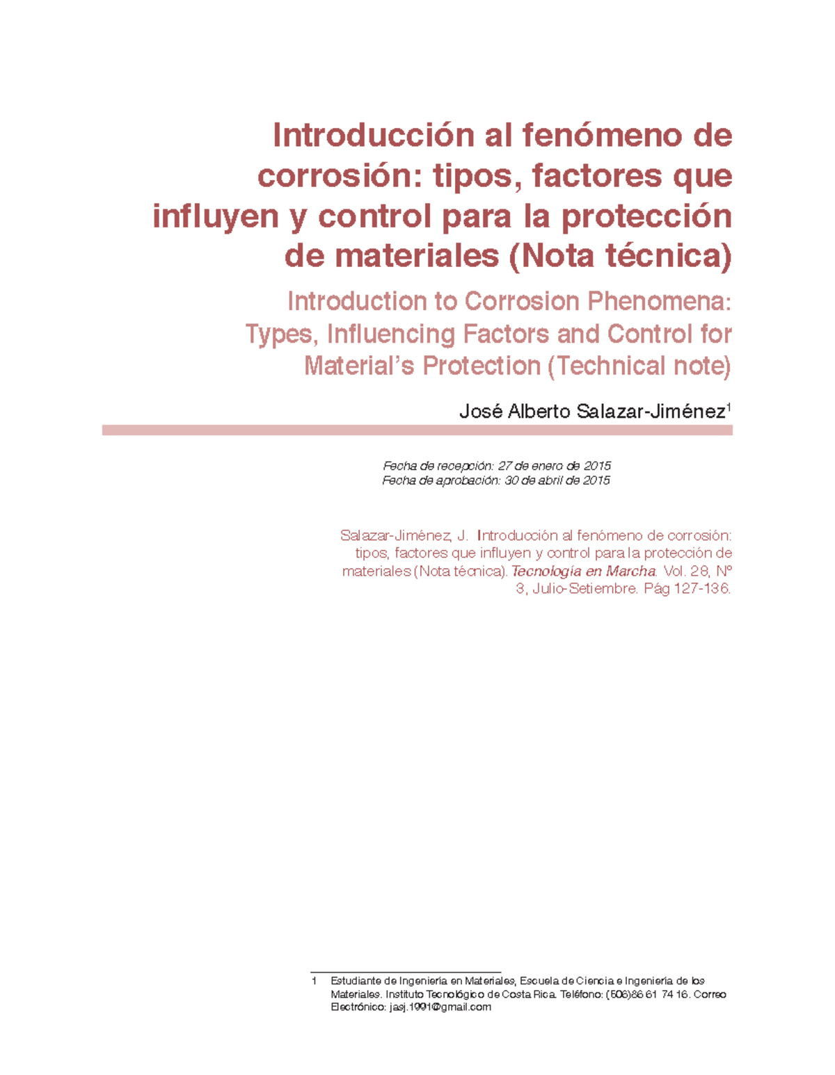 Introducci Ã³n al fen Ã³meno de corrosi Ã³n - Introducción al fenómeno ...