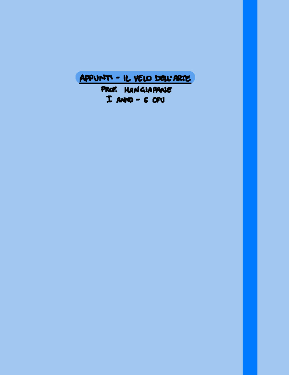 Riassunto Il Velo Dell'arte - APPUNT-IL VELO DELL'ARTE PROF. MANGIAPANE ...