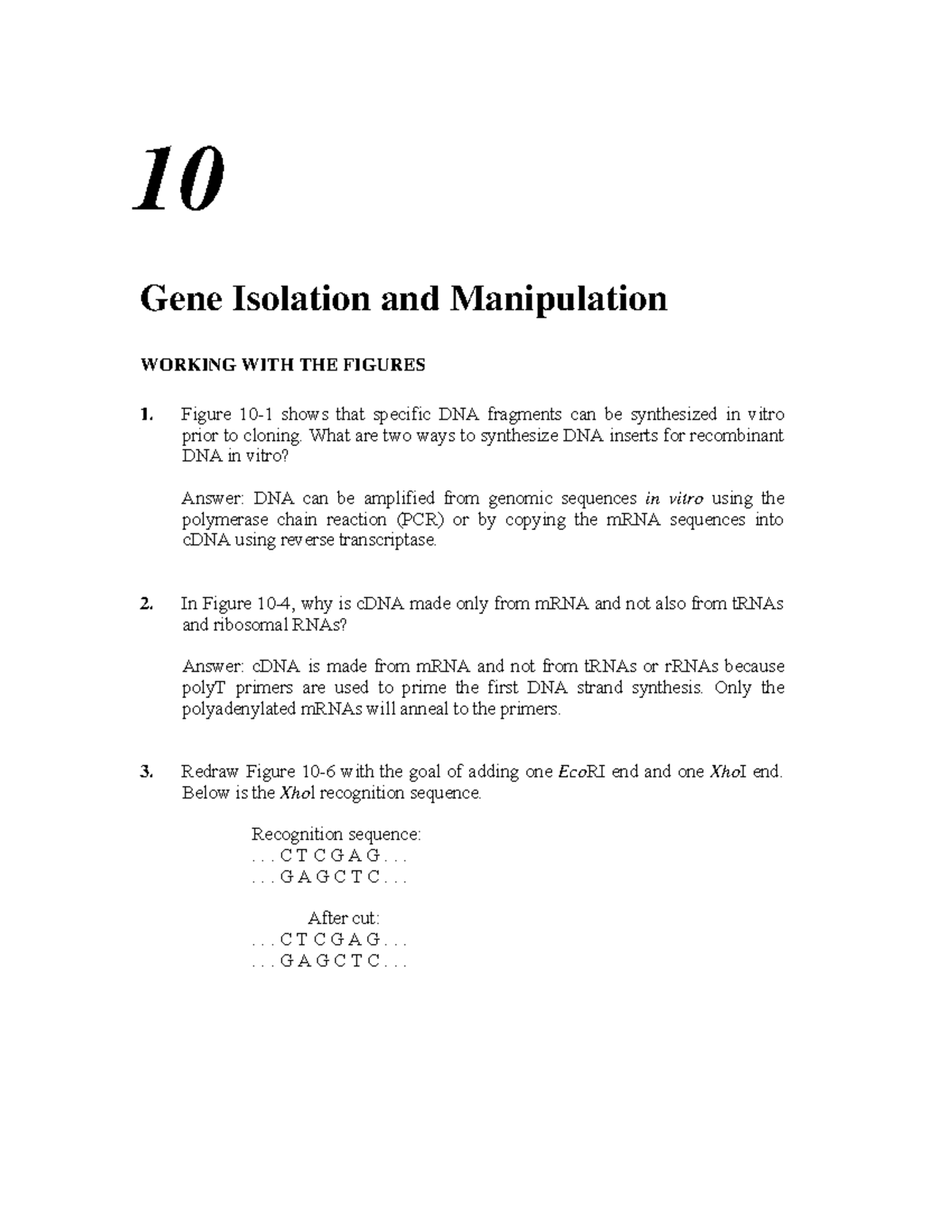 Seminar assignments - excercise 10 with the book "introduction to ...
