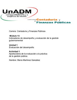 M14 U1 A1 RLD modulo 14 - Módulo 14. Integración de la cuenta anual de ...