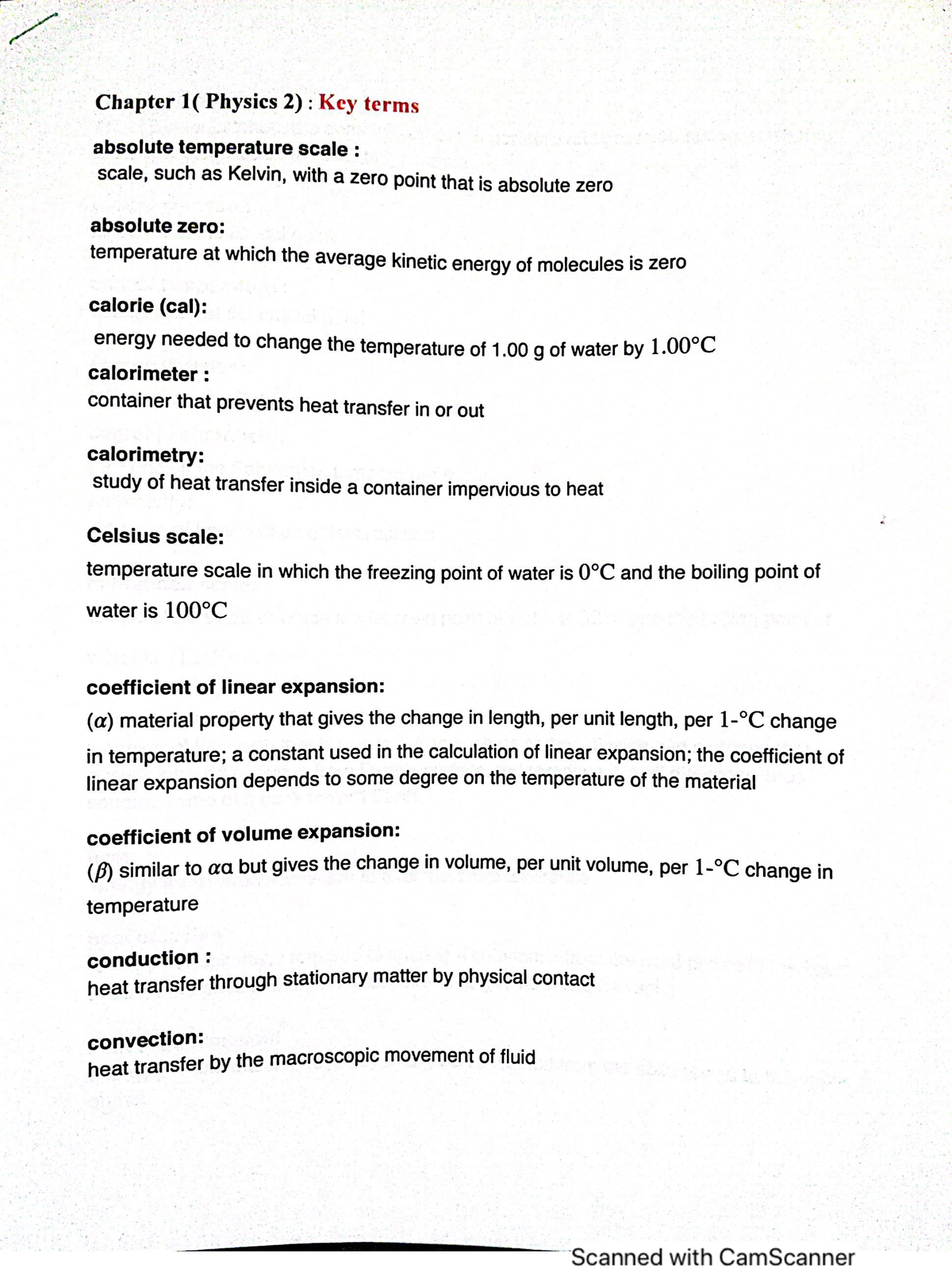 Chapter 1 key terms physics 2 - PHYS 152 - Studocu