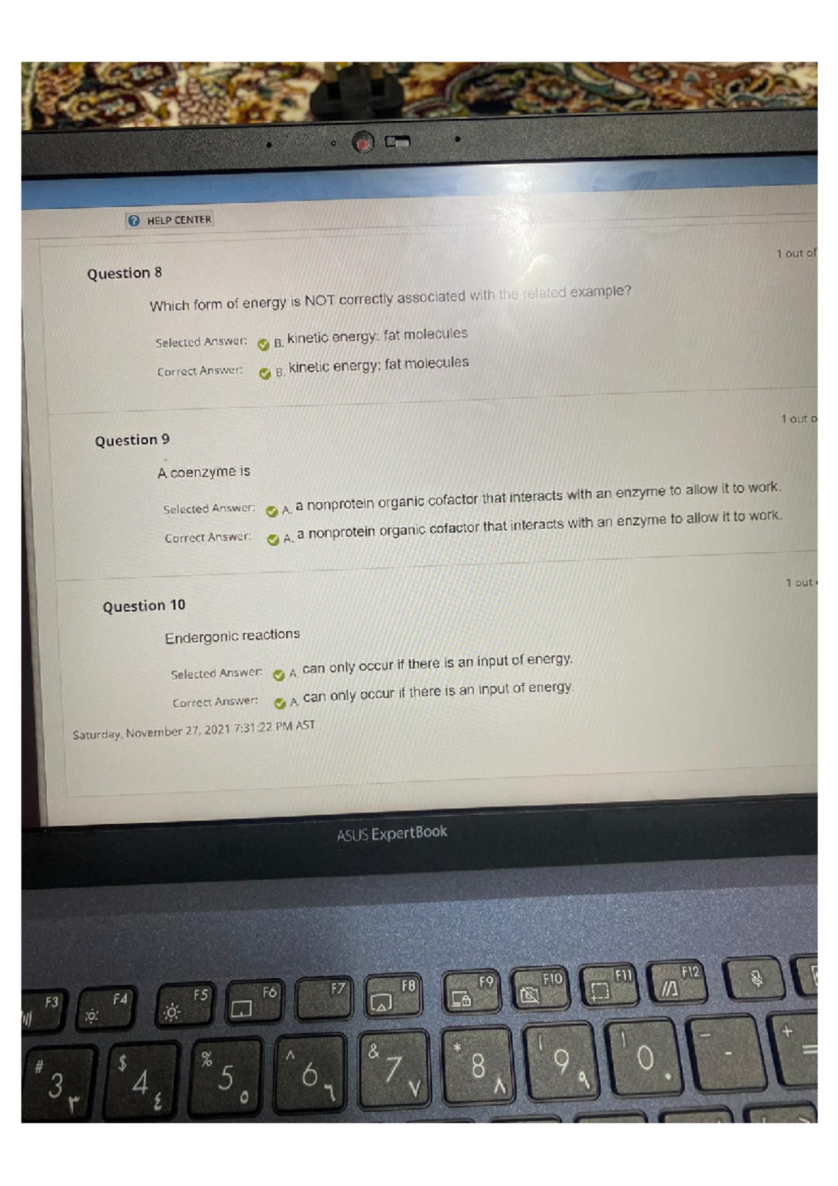 BIOLS102- Formative QUIZ CH6 - general biology 1 - Studocu