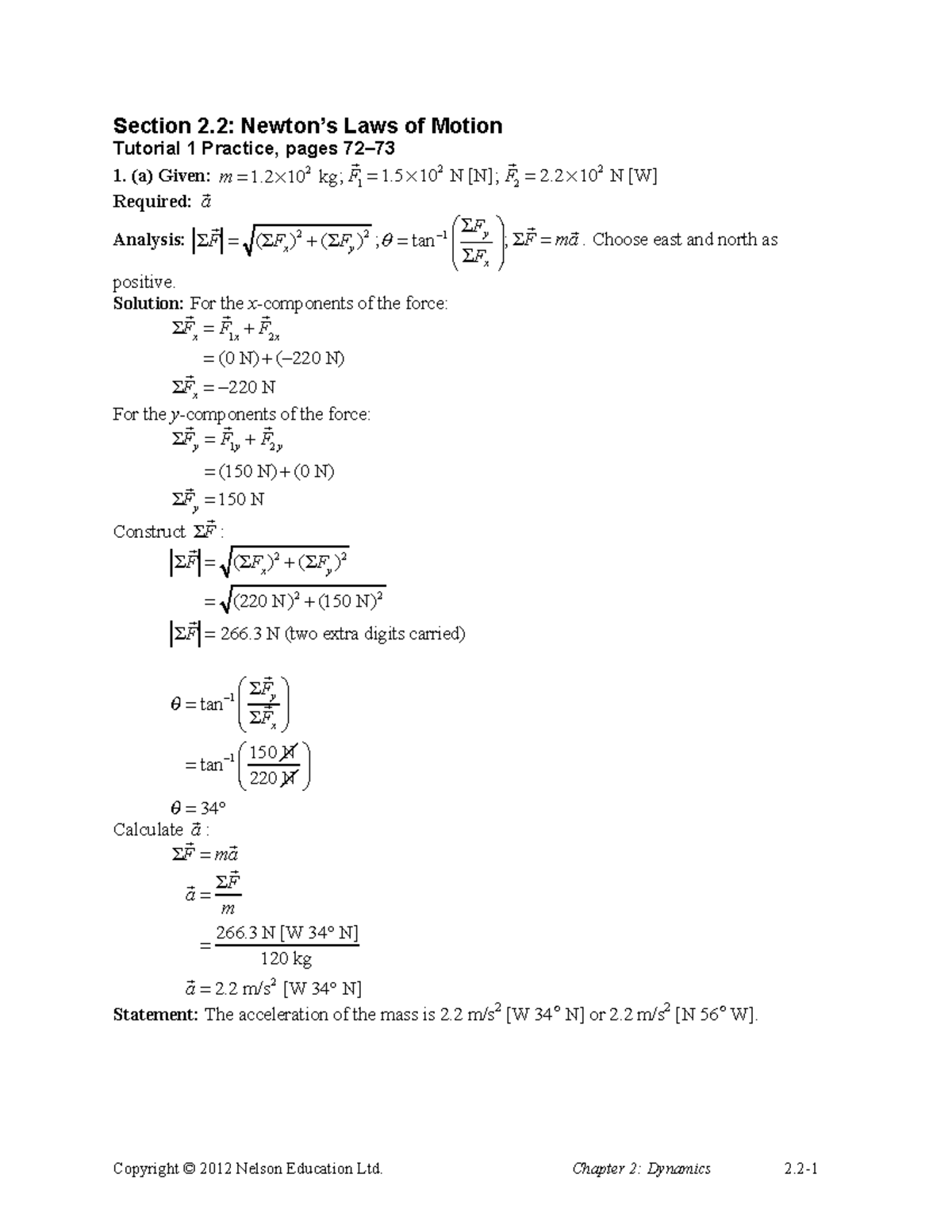 Phys12 sm 02 2 - fopgeowoweolgrg - Section 2: Newton’s Laws of Motion ...