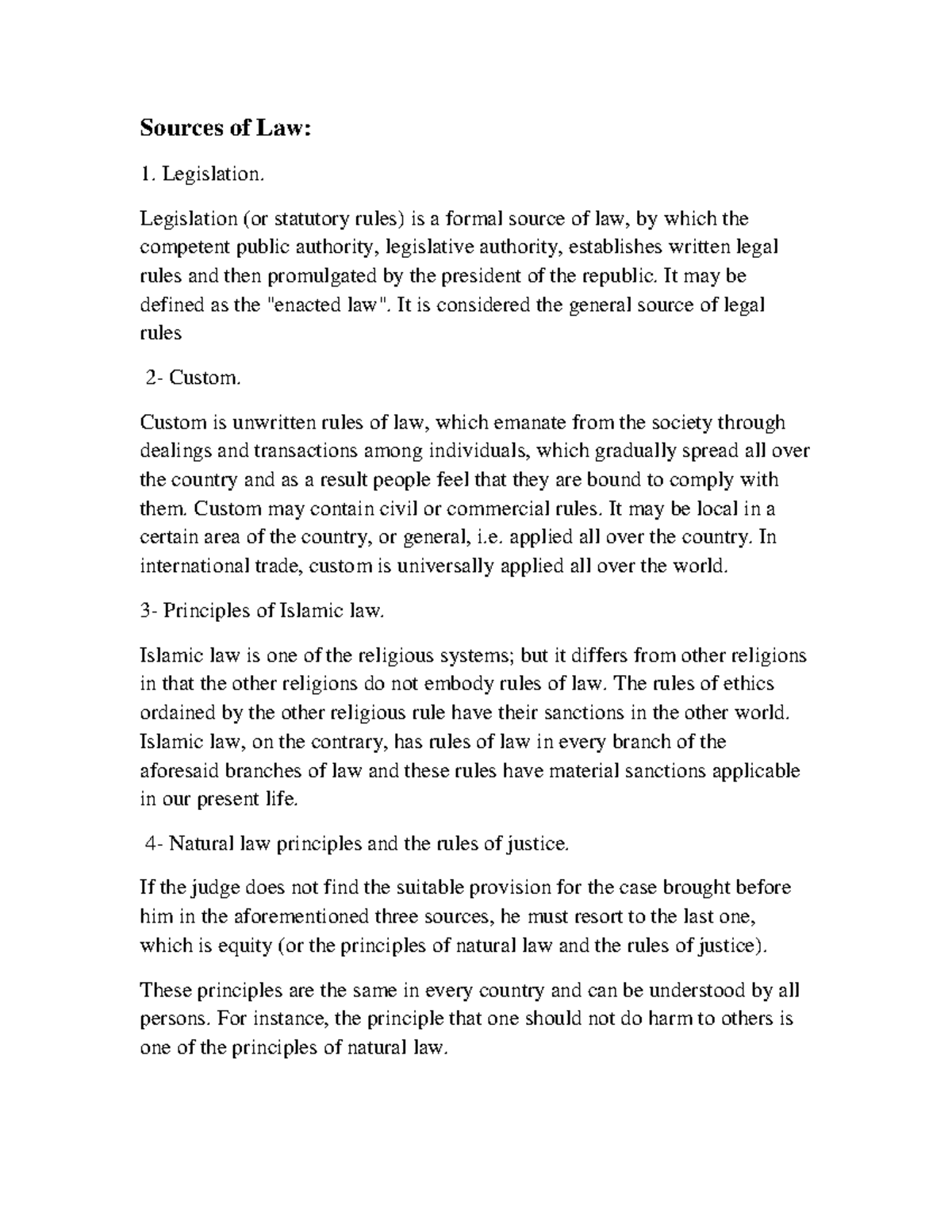 Fifth lecturebvfc gffdd - Sources of Law: Legislation. Legislation (or ...