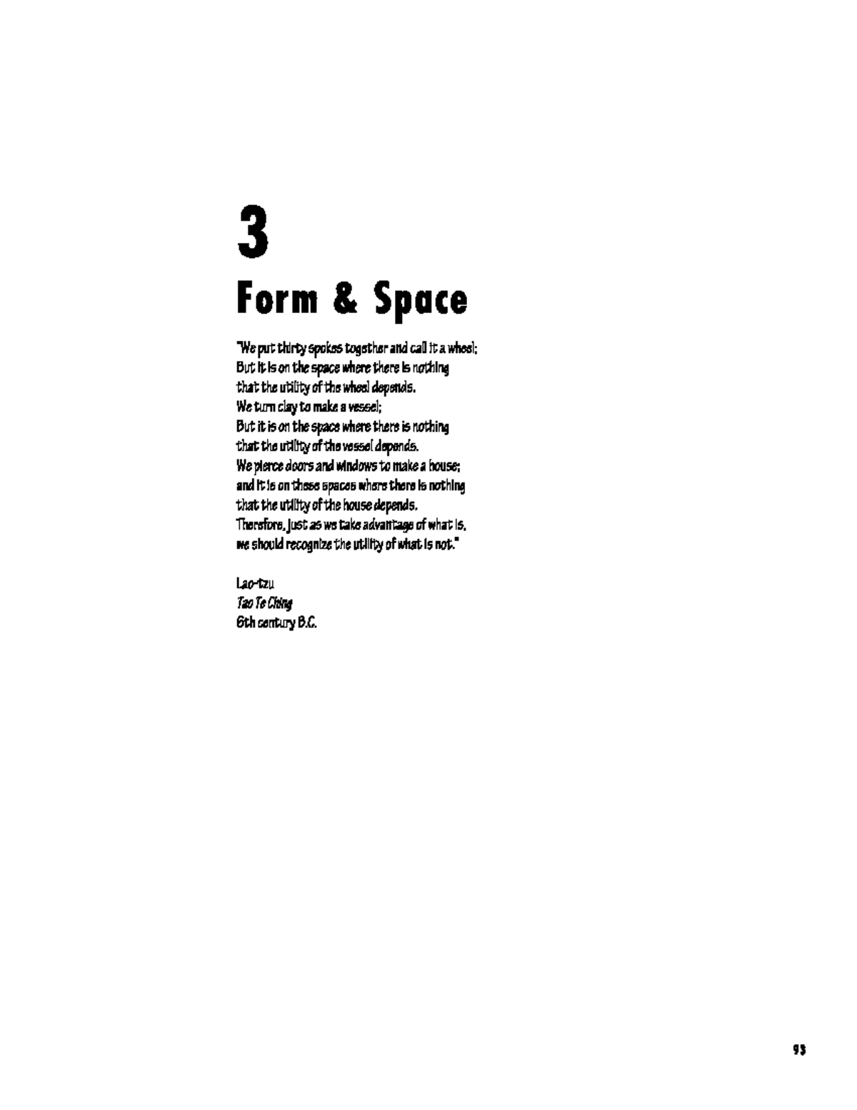 Form and Space - Re-upload of the document. Purely for reference ...