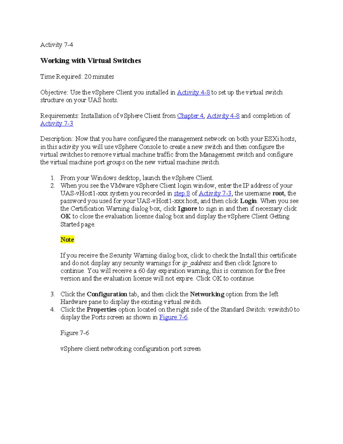 Activity 7.4 - Hands-on practical lab - Activity 7- Working with ...