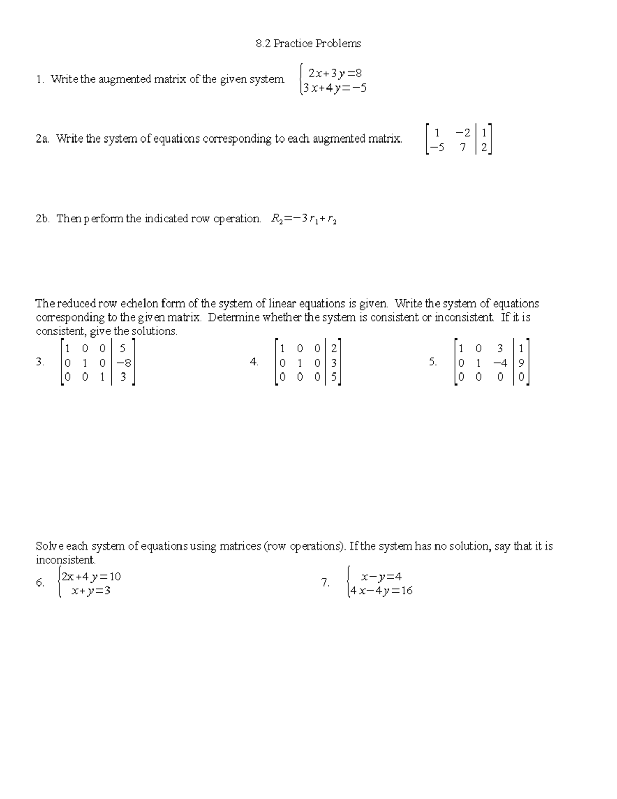 MAT117-8 2-Practice-Problems - 8 Practice Problems 1. Write the ...