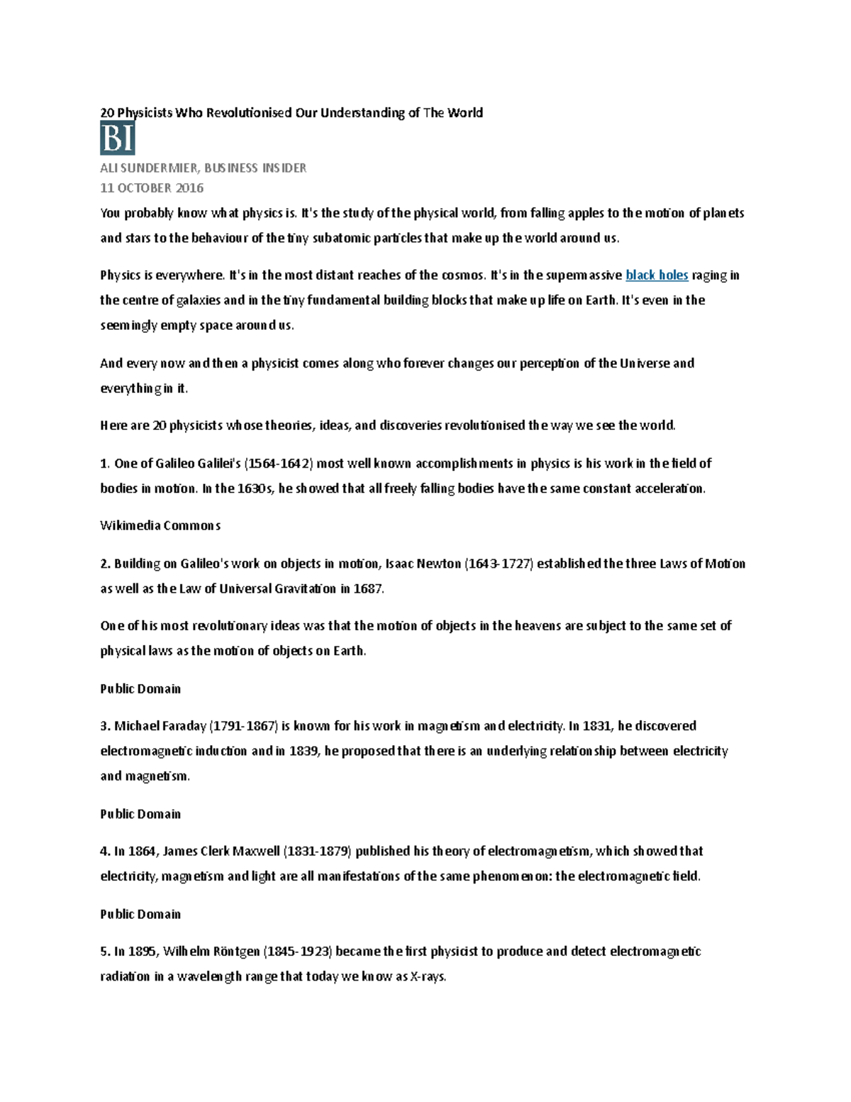 20 Physicists Who Revolutionised Our Understanding of The World - It's ...