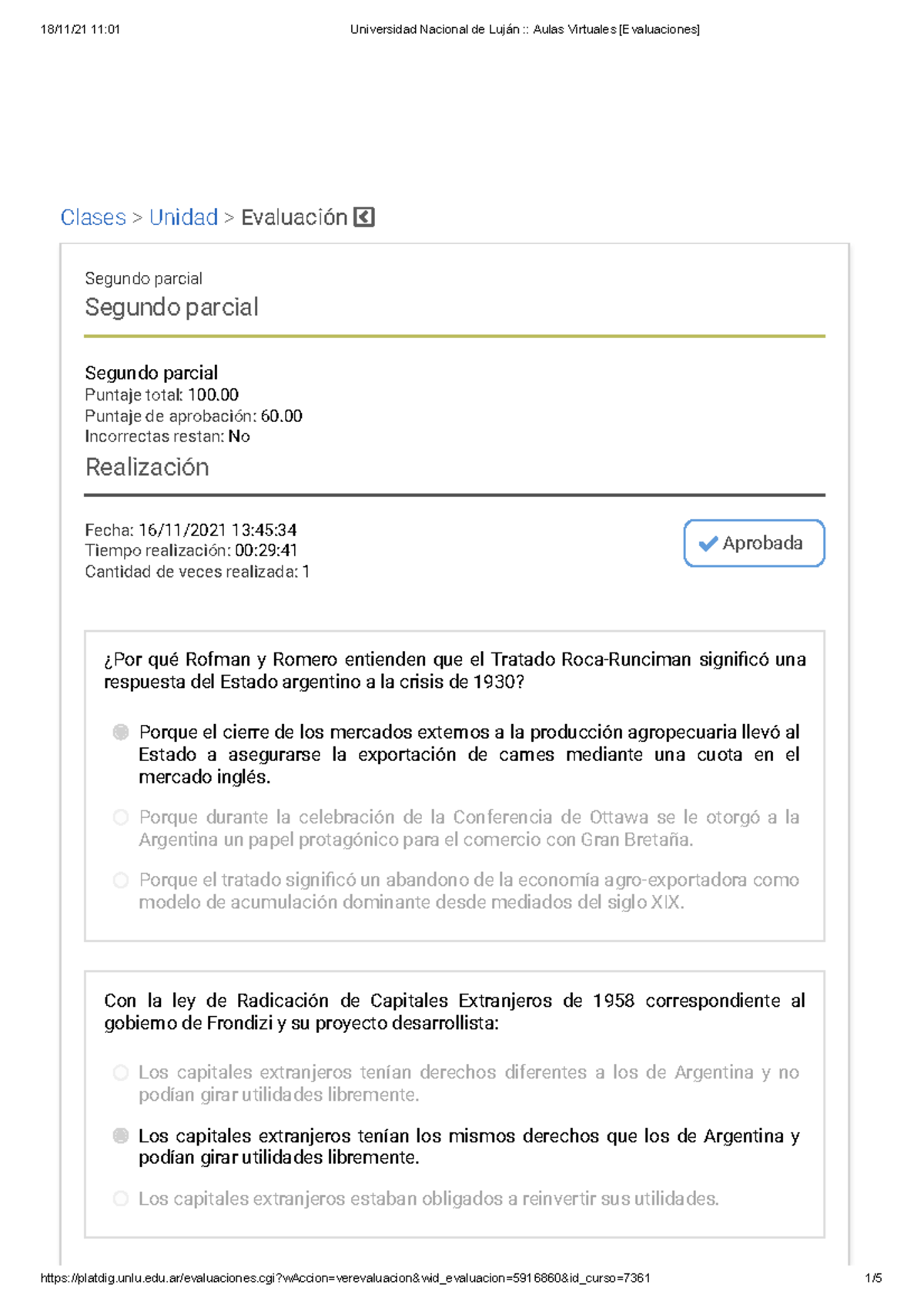 ASE parcial 2 - Resumen - Clases > Unidad > Evaluación Fecha: 16/11 ...