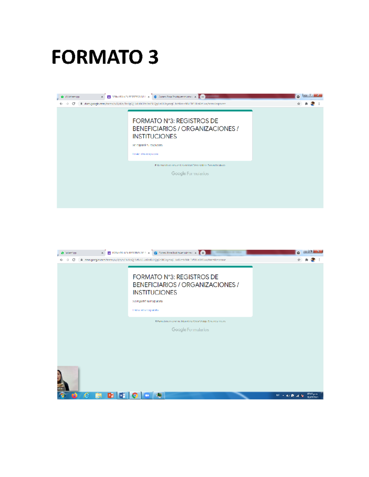 Llenado DE Formatos 1 - vvb - Histología - FORMATO 1A FORMATO FORMATO ...
