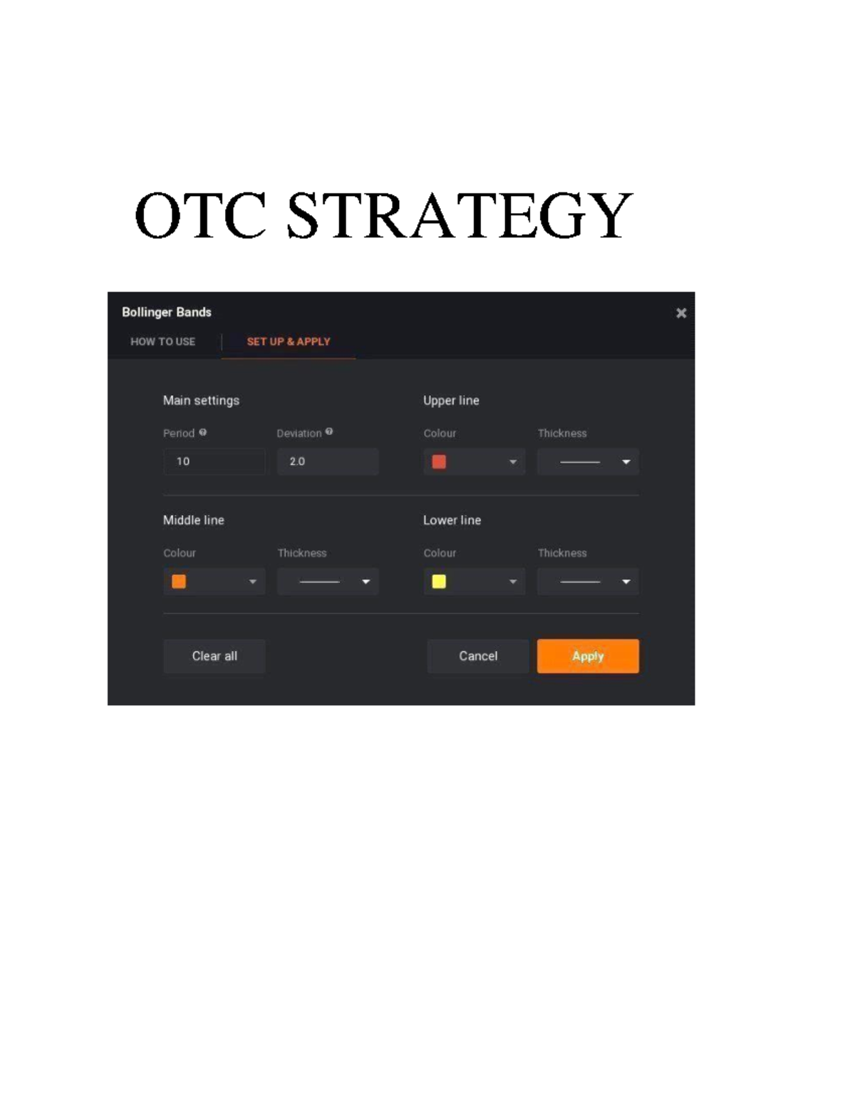 OTC Strategy - Trading - OTC STRATEGY in this strtgy we hv to trade ...