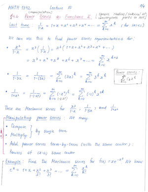 6. Applications of the Definite Integral - MATH 1342 - Studocu