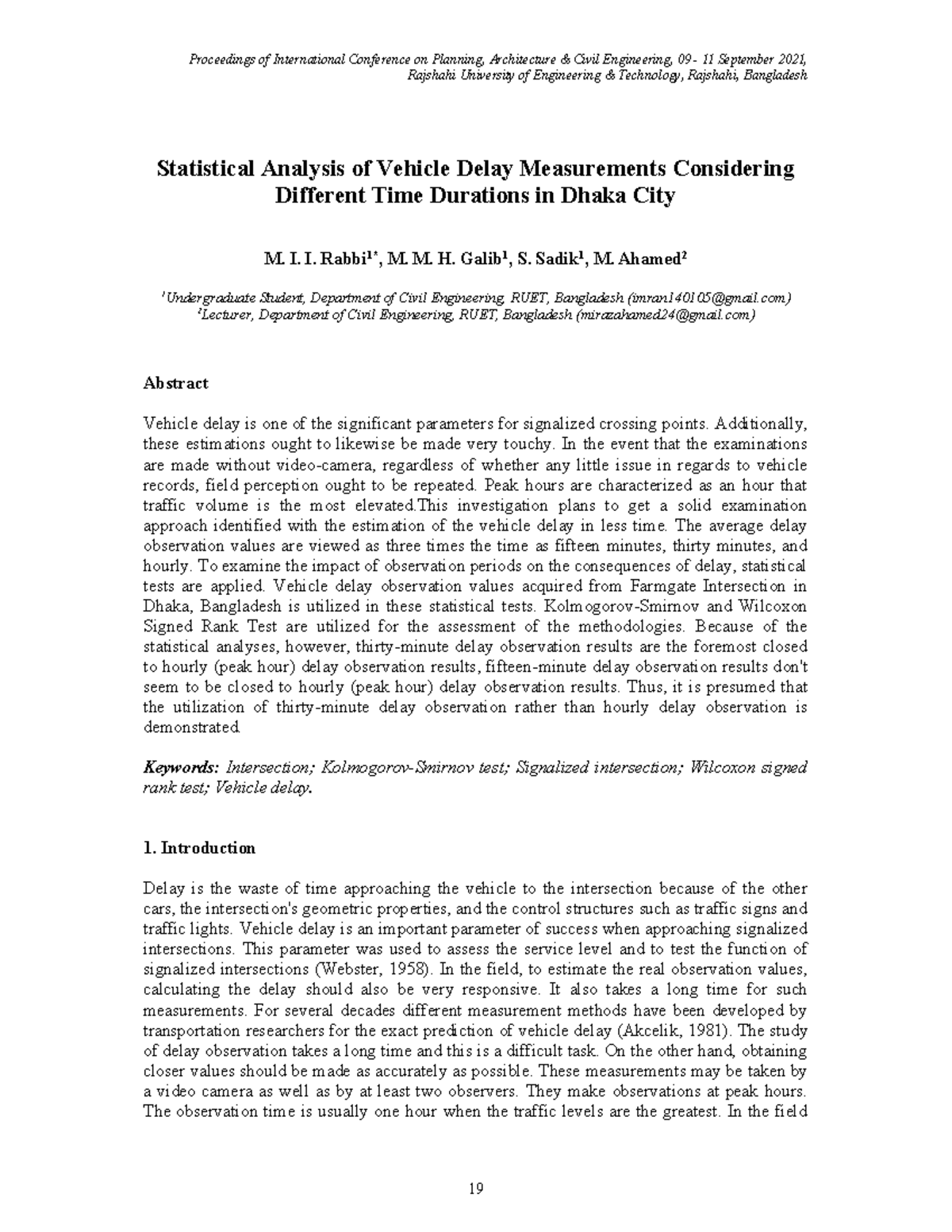 Icpace 2021 CE-006 - Transportation-related paper. - Proceedings of ...