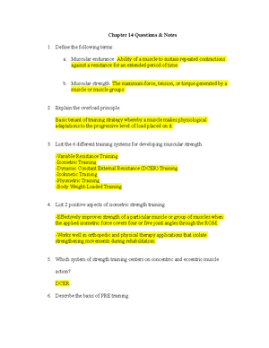 Chapter 8 - PHE 374 - Studocu