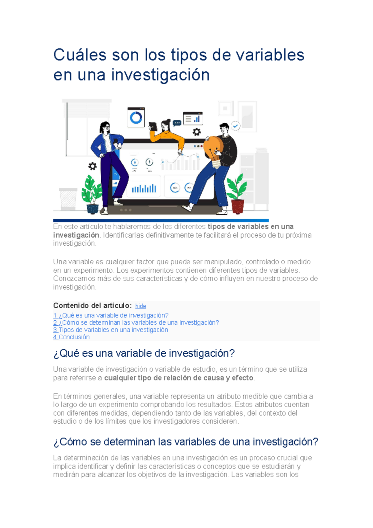 Cuáles son los tipos de variables en una investigación - Cuáles son los ...