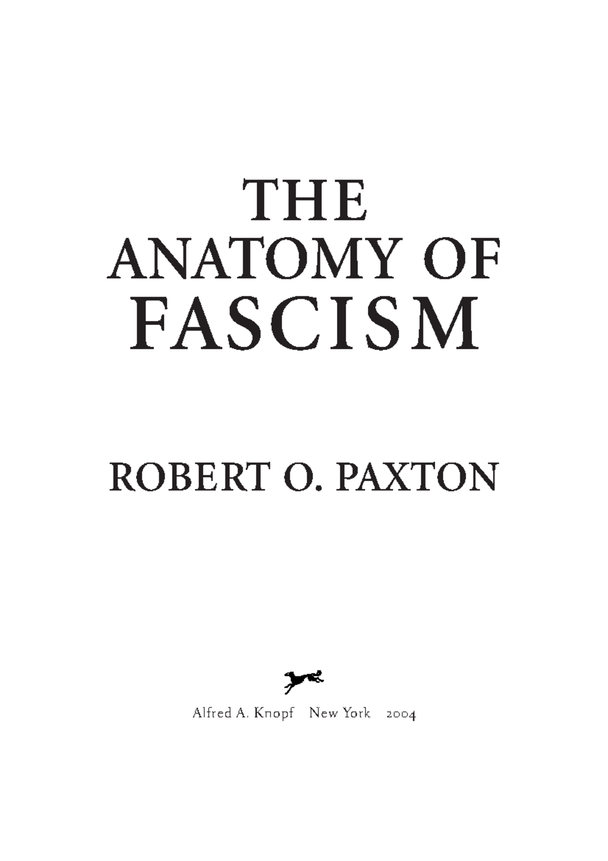 Paxton-fascism - reading - THE ANATOMY OF FASCIS M ROBERT O. PAXTON ...