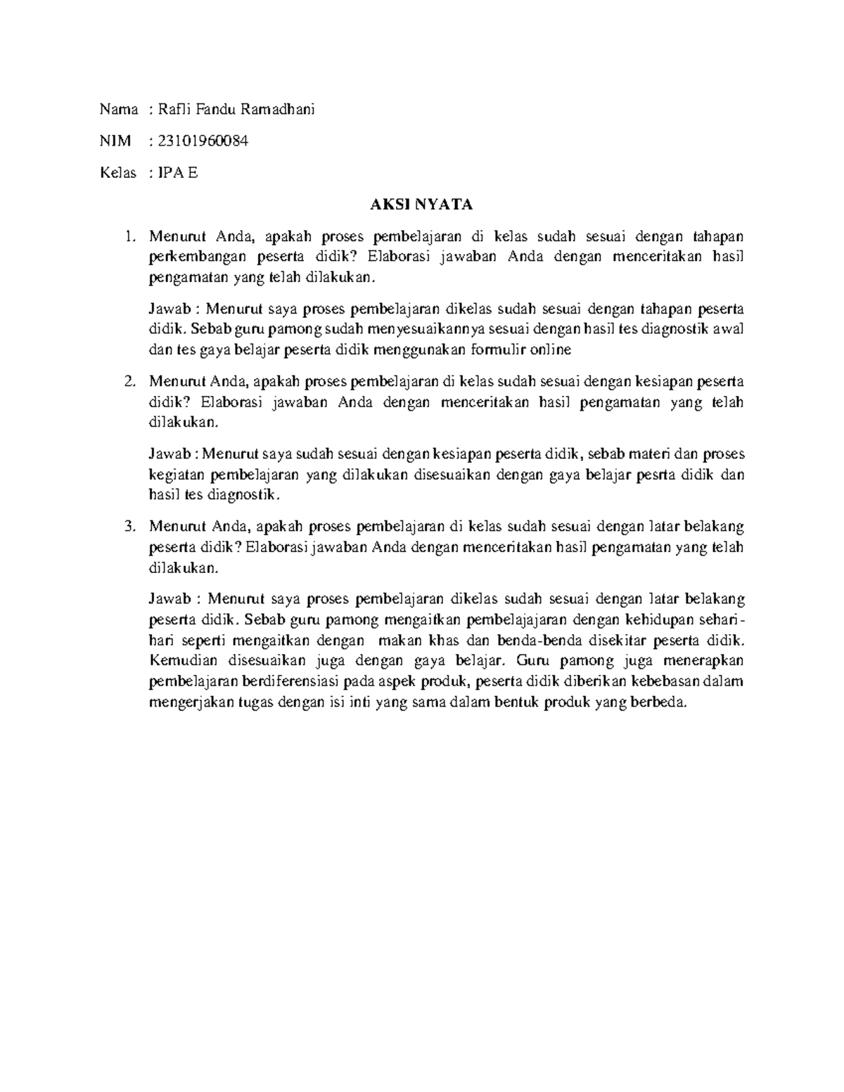 Rafli-Aksi Nyata-PPDP Topik 1 - Nama : Rafli Fandu Ramadhani NIM ...