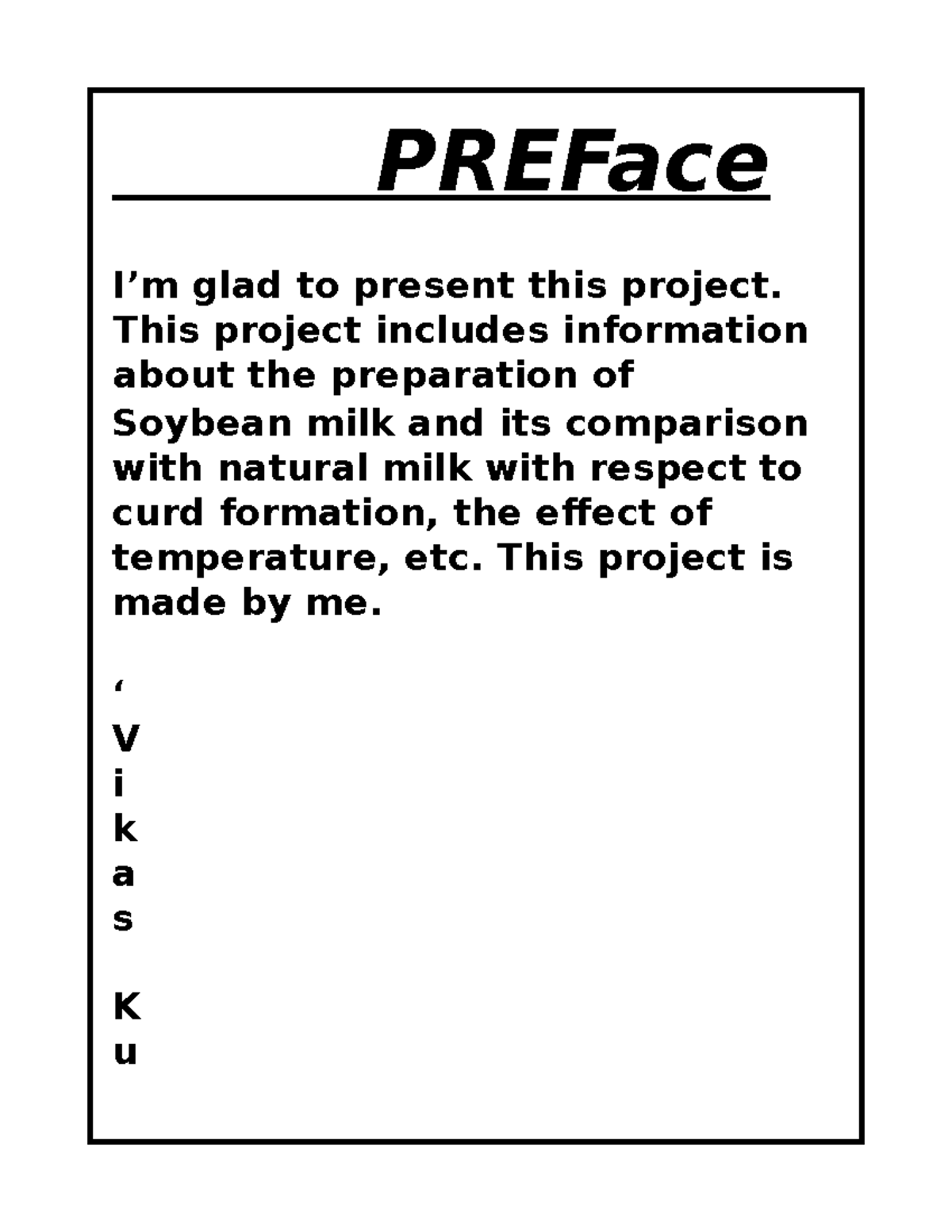 Chemistry pavan - PREFace I’m glad to present this project. This project includes information ...
