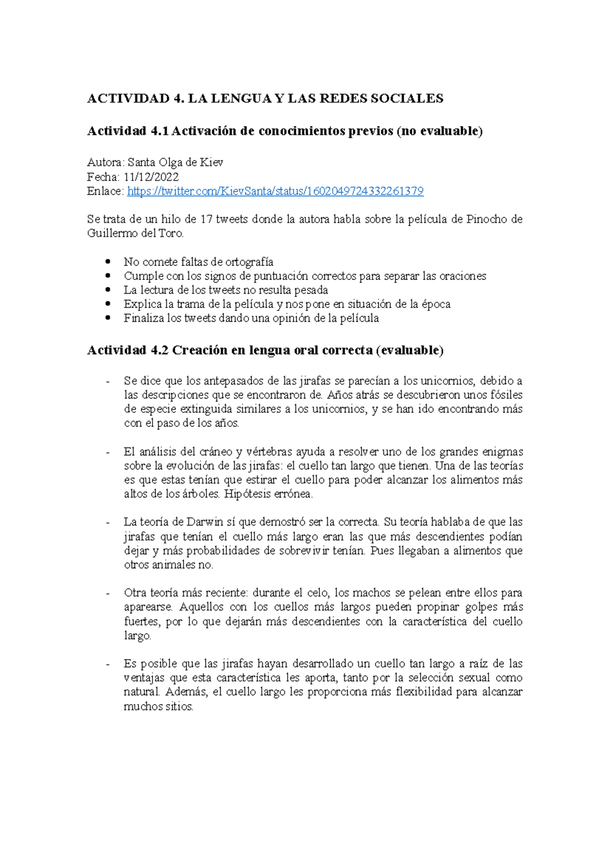 4. La lengua y las redes sociales - ACTIVIDAD 4. LA LENGUA Y LAS REDES ...