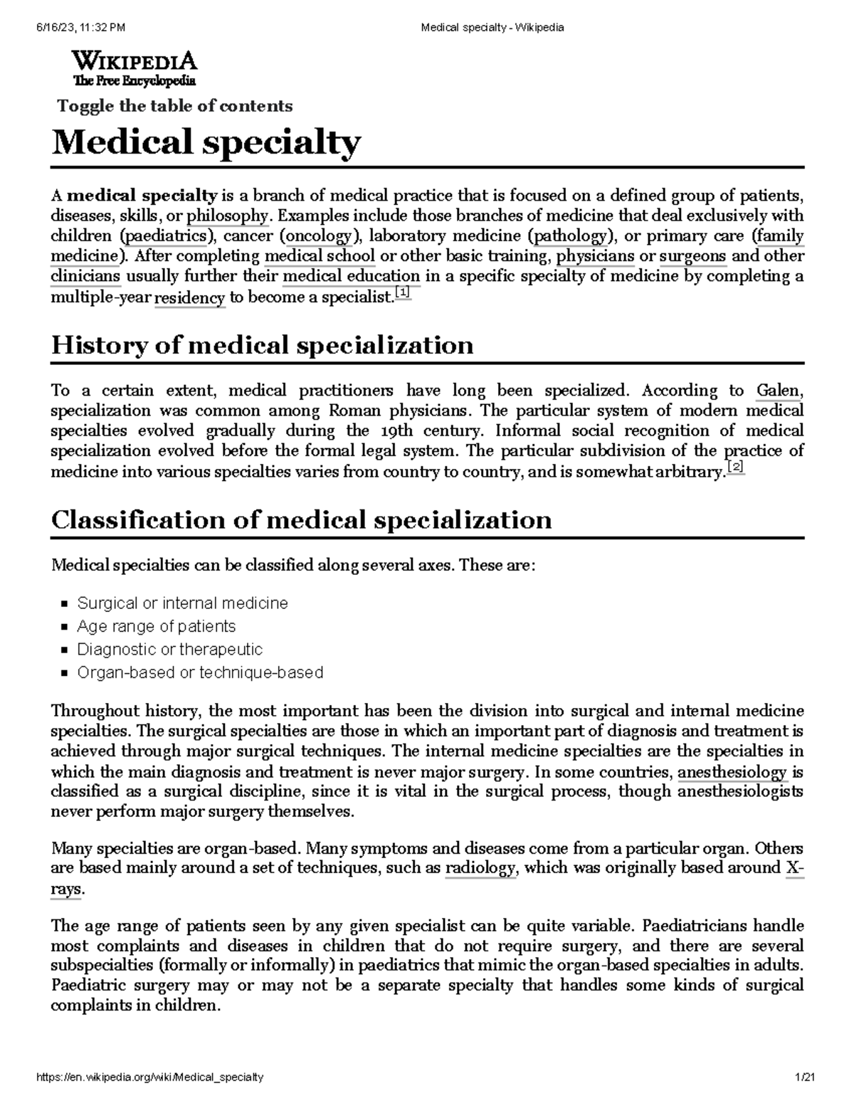 Specialty Examples Of Hospital at Corene Parisi blog