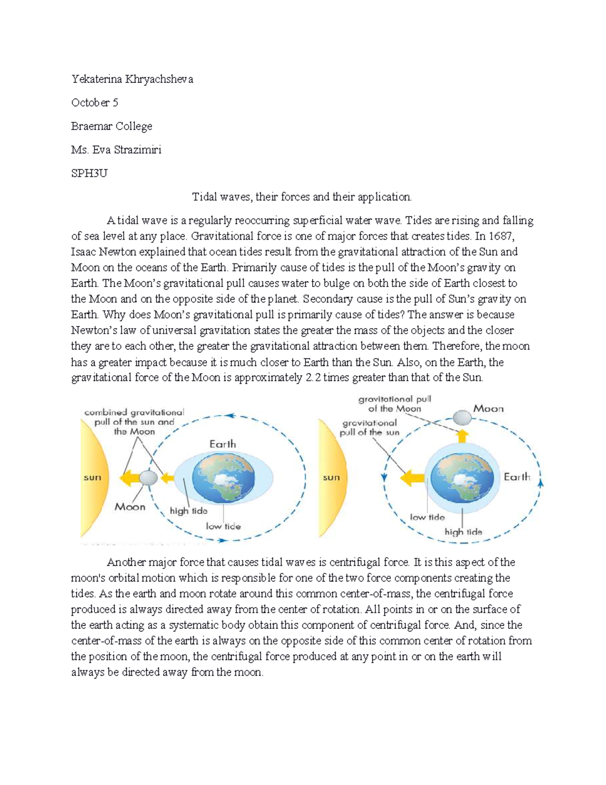 Assignment 1. Yekaterina Khryachsheva - Yekaterina Khryachsheva October ...