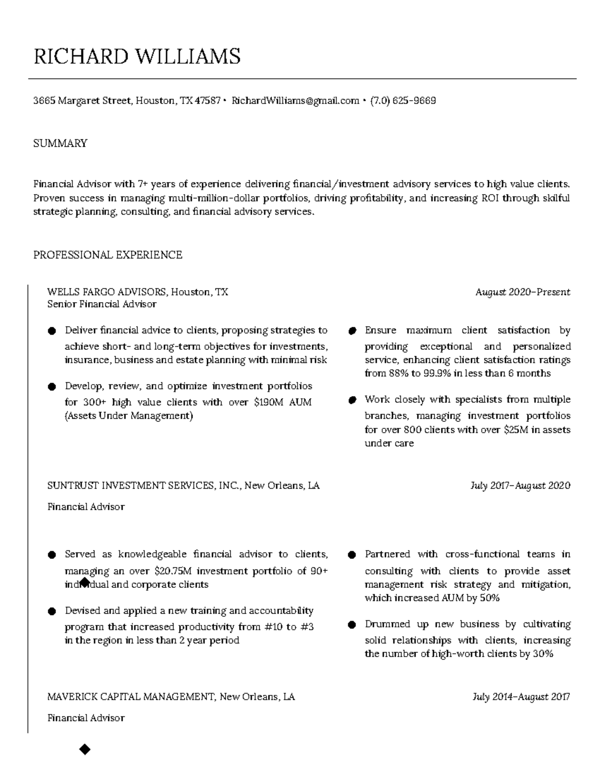 Copy of Classic-Basic-&-Simple-Resume-Template-Black - RICHARD WILLIAMS ...