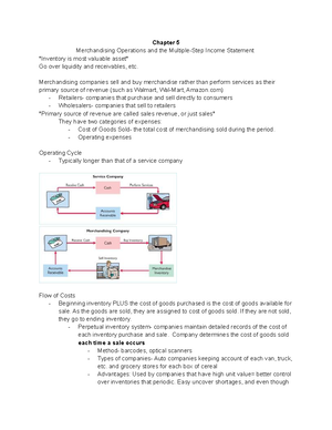 Acct notes chapter 1 - Accounting notes chapter 1 Identifying Recording ...