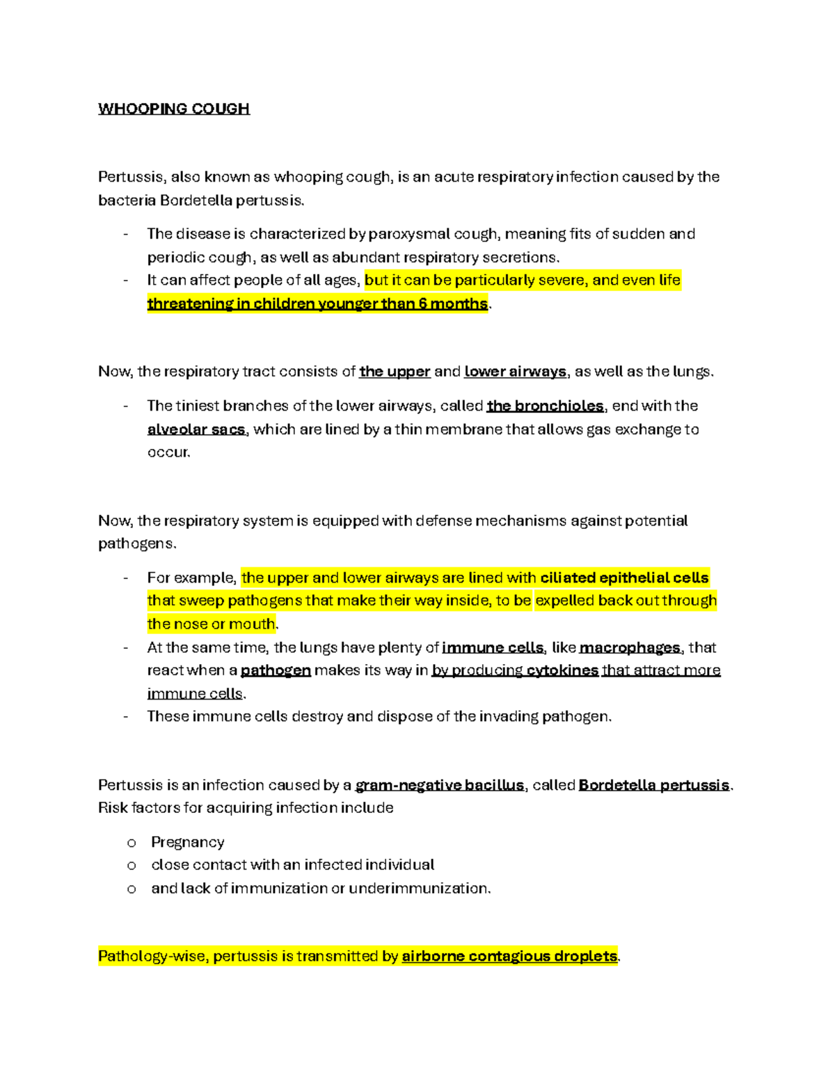 Whooping- Cough - ha lec - WHOOPING COUGH Pertussis, also known as ...