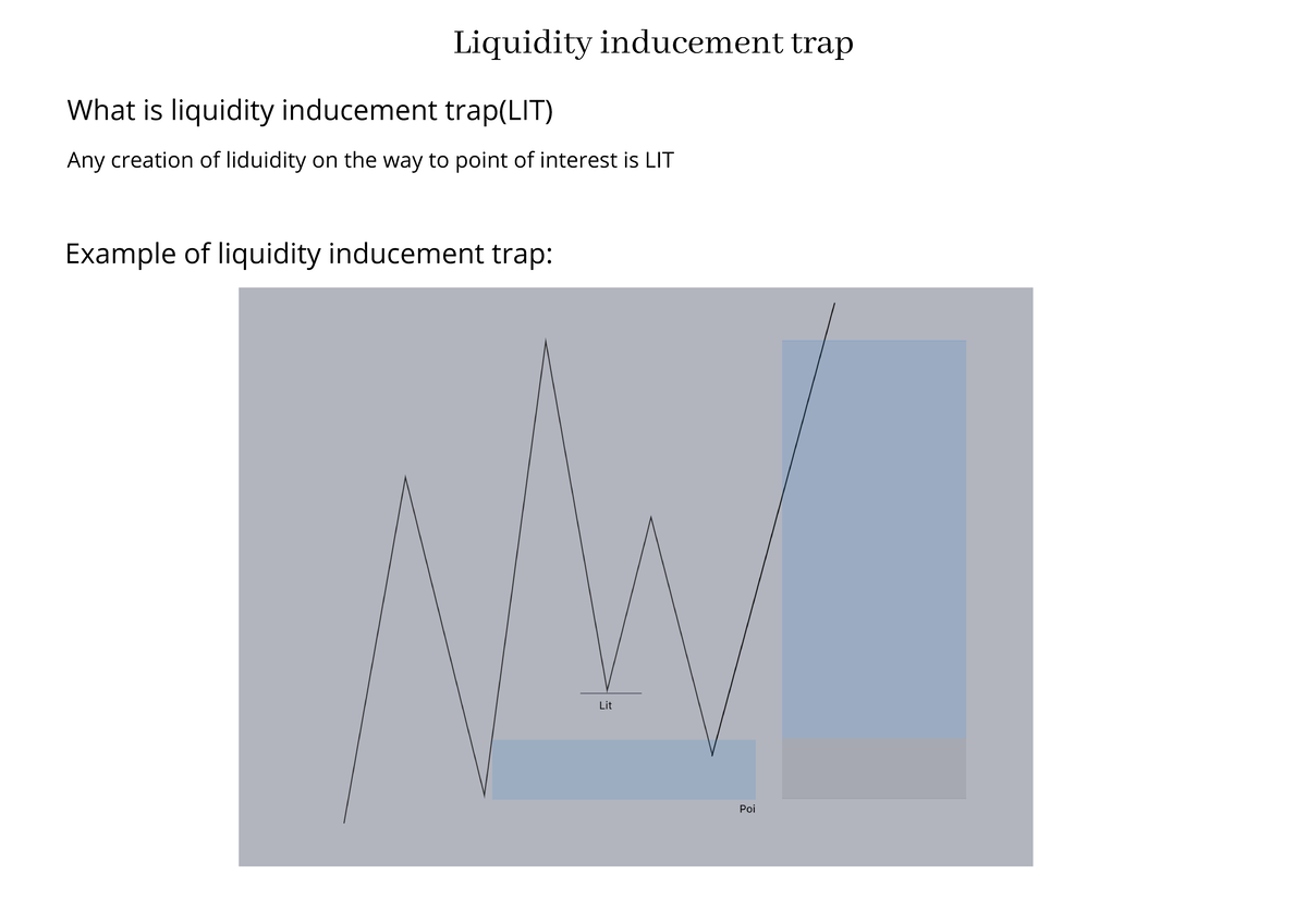 Liquidity inducement trap case study - Liquidity inducement trap What ...