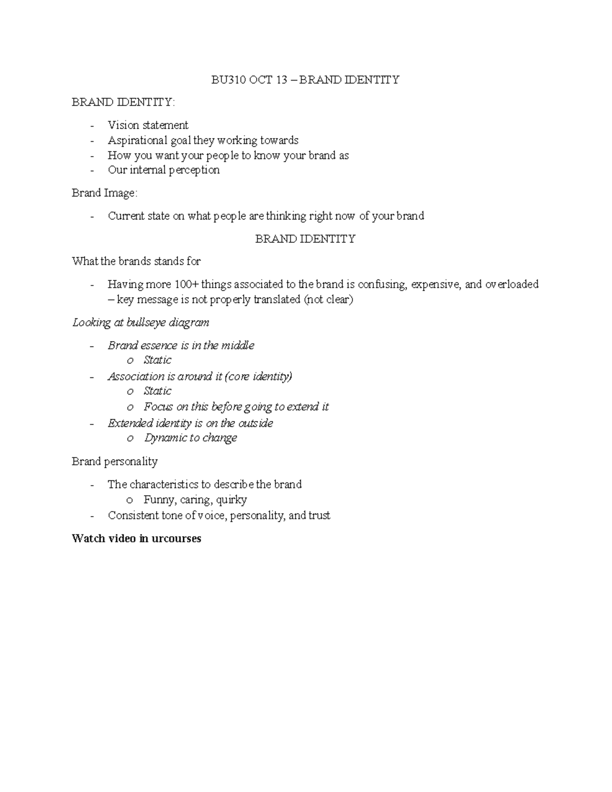 BU310 OCT 13 - Brand Identity - BU310 OCT 13 – BRAND IDENTITY BRAND ...