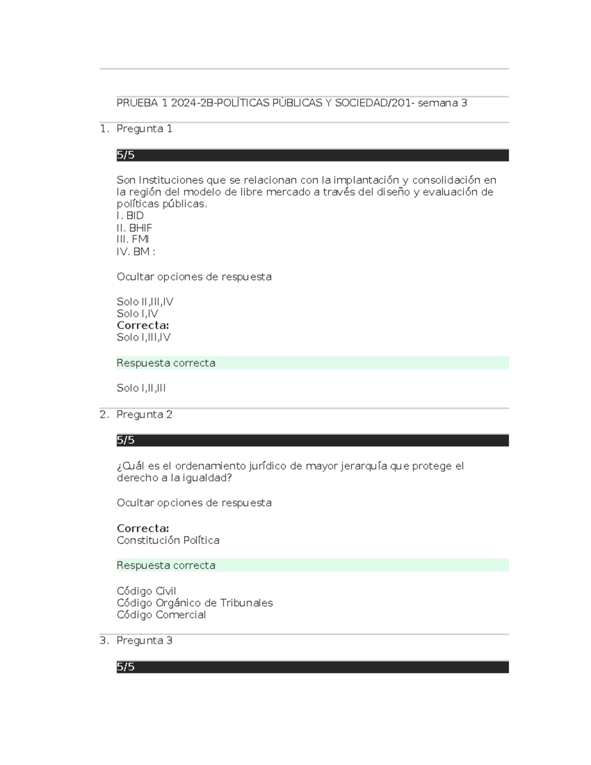 Administración Pública Prueba 1 2024 - PRUEBA 1 2024-2B-POLÍTICAS PÚBLICAS Y SOCIEDAD/201 ...